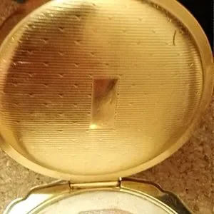 Stratton | Other | Vintage Stratton Compact Gold Tone And Enamel Black ...